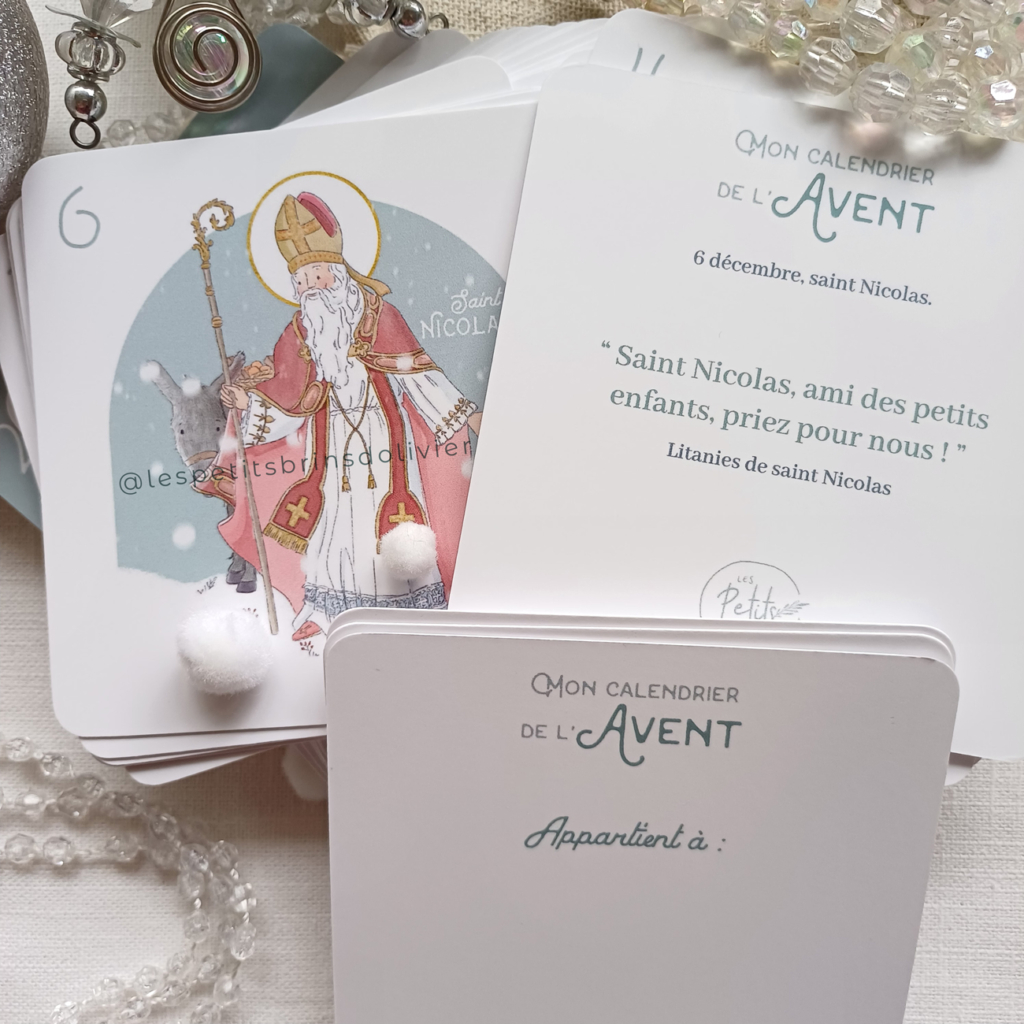 Calendrier de l’Avent catholique 2024 illustré – 26 Cartes